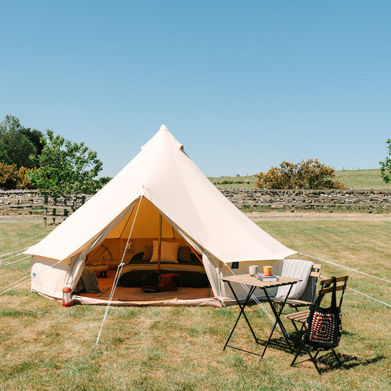 Ultimate 4m Bell Tent with Fire Retardant Canvas – The Bell Tent Shop